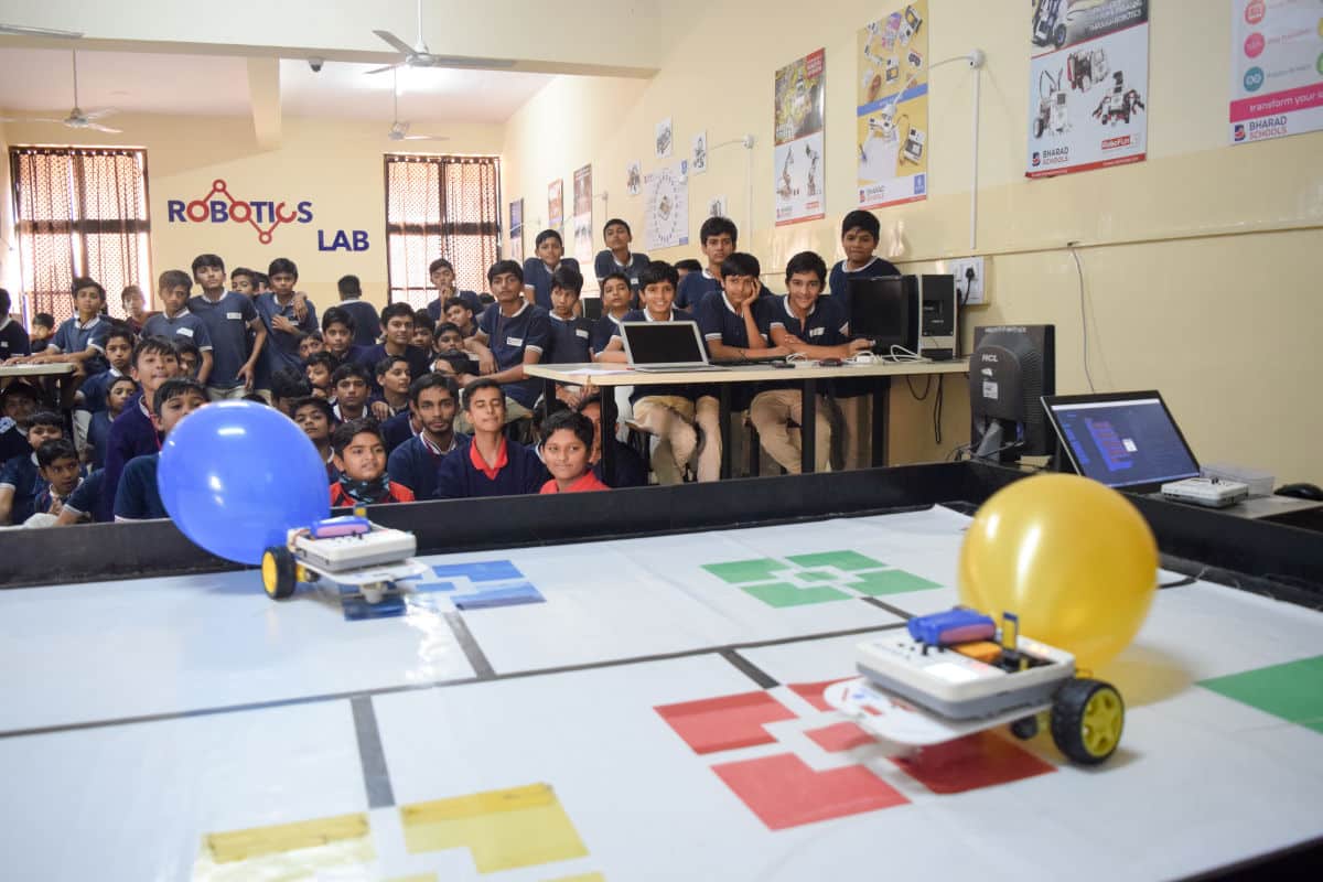 Bharad School Rajkot - Robot Building Workshop - Gallery