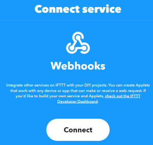 IFTTT Webhooks - Blocks, Python Functions, Projects | PictoBlox Extension