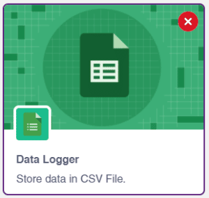 Data Logger - Blocks, Python Functions, Projects | PictoBlox Extension