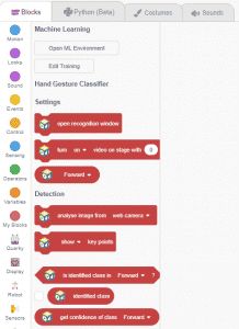 Getting Started with Hand Pose Classifier in Block Coding - STEMpedia Education