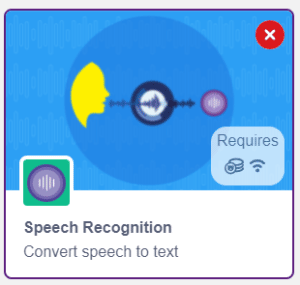 Speech Recognition - Blocks, Python Functions, Projects | PictoBlox Extension