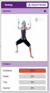 Pose Classifier (ML) - Blocks, Python Functions, Projects | PictoBlox Extension