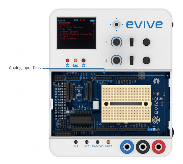 Analog Pins in evive