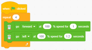 Make a Square - Robot - Example Project