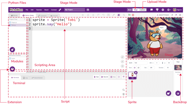 Learn To Code With Python In Pictoblox