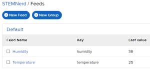 Adafruit Send Data to Cloud - DHT Sensor - Example Project