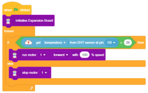 Automatic Temperature based Fan - Example Project