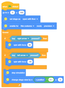 Physics Game with Spin - Example Project