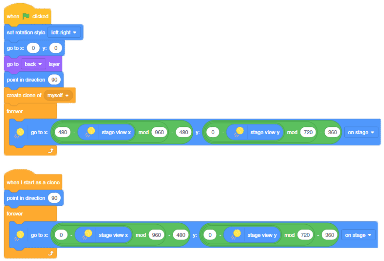 Scrolling Background in 2D - Example Project