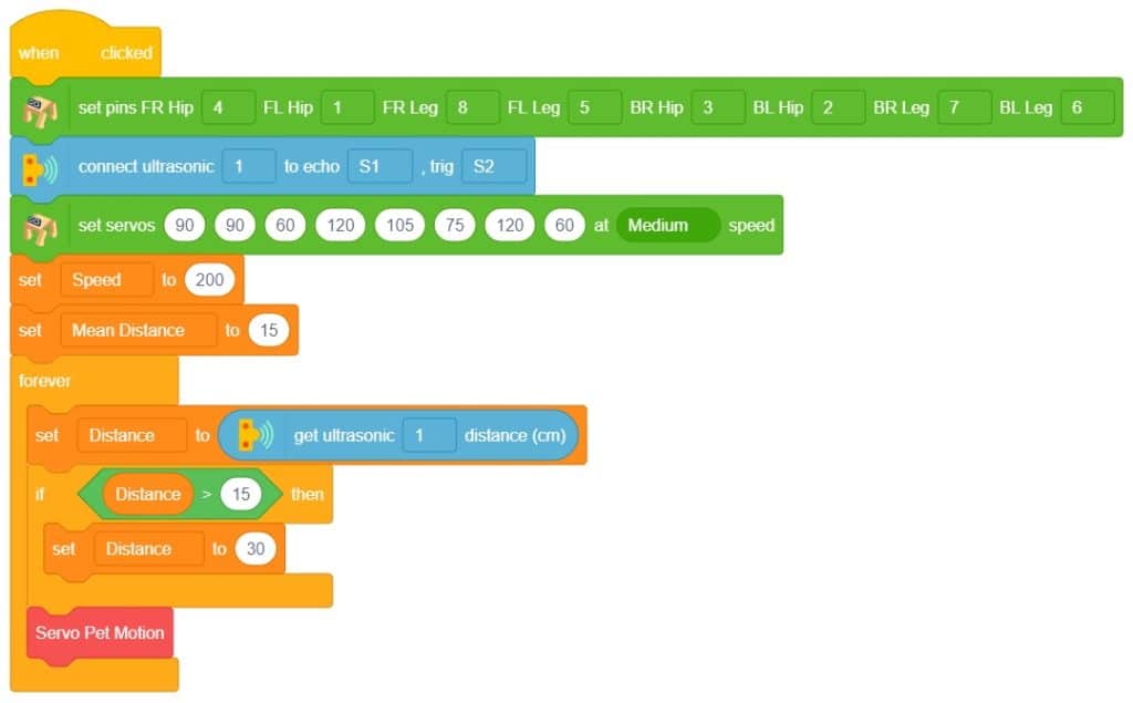 Learn How to Make a Quadruped Robot Detect and React to a Hand - Example Project