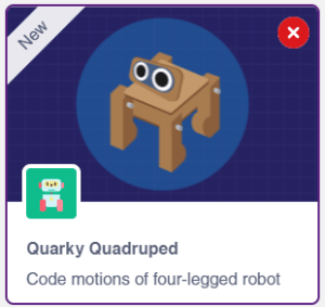 Program and Control the Quarky Quadruped Robot with Block Programing
