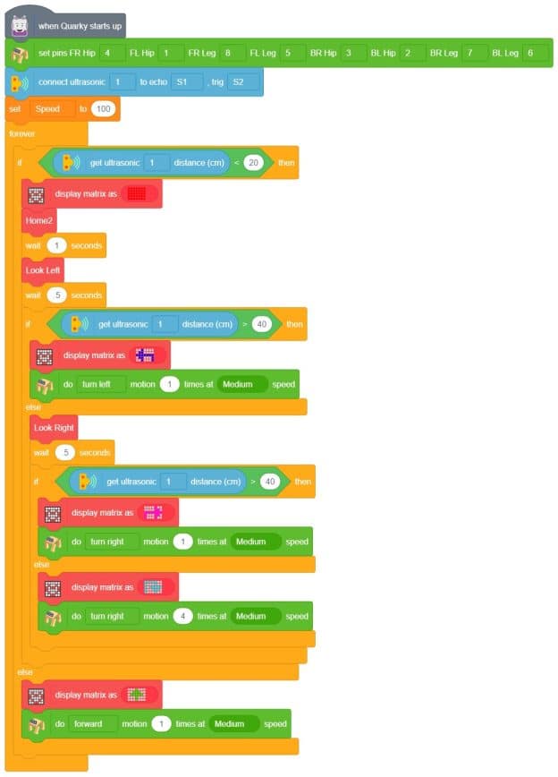 Quadruped Obstacle Avoidance - Example Project
