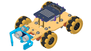 Assembling the Basic Quarky Mecanum Wheel Robot with Gripper