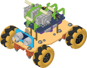 Assembling the Pick and Place Quarky Mecanum Wheel Robot