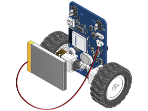 Quarky 2-Wheel Drive Vertical Configuration