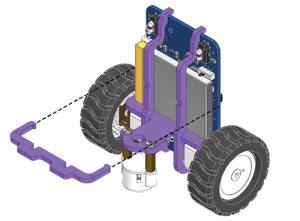 Quarky 2-Wheel Drive Vertical Configuration