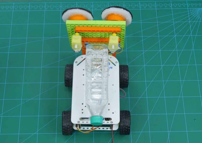 How to make Mobile Controlled Floor Cleaning/CleanSweep Robot, Arduino