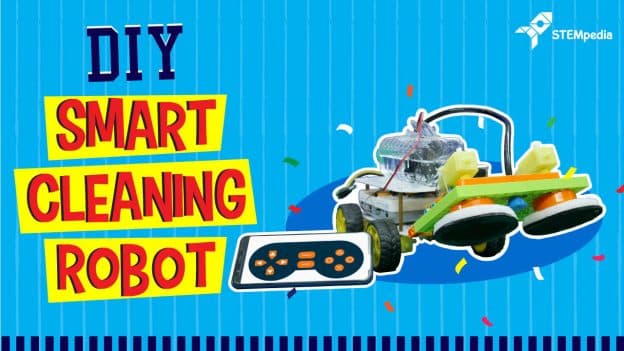 How to make Mobile Controlled Floor Cleaning/CleanSweep Robot, Arduino