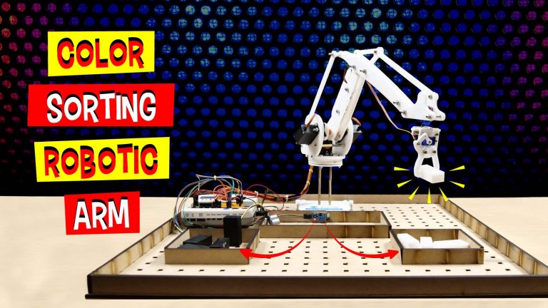 Make a Color sorting Robotic Arm and turn it into the Automated Pick ...