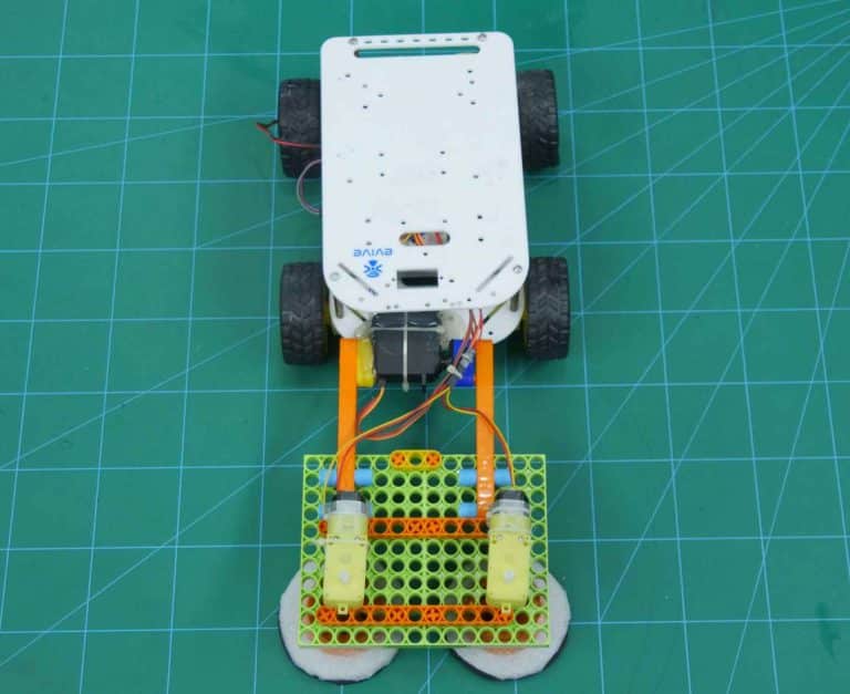 How to make Mobile Controlled Floor Cleaning/CleanSweep Robot, Arduino