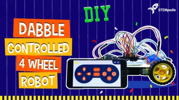 Make Mobile Controlled 4 Wheel Robot Using Arduino Diy Project