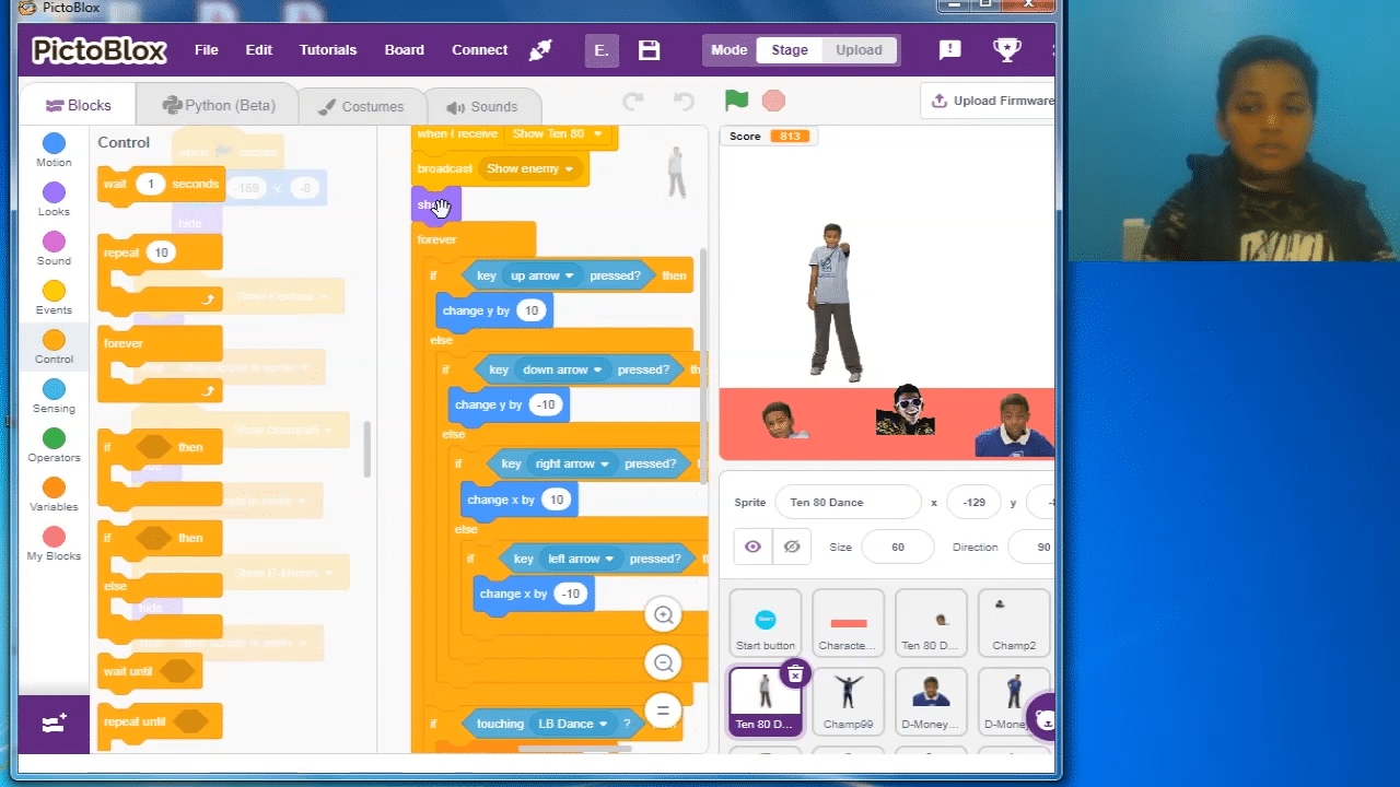 Conquer your Enemies in Epic Battle Arena Game | PictoBlox - STEMpedia ...