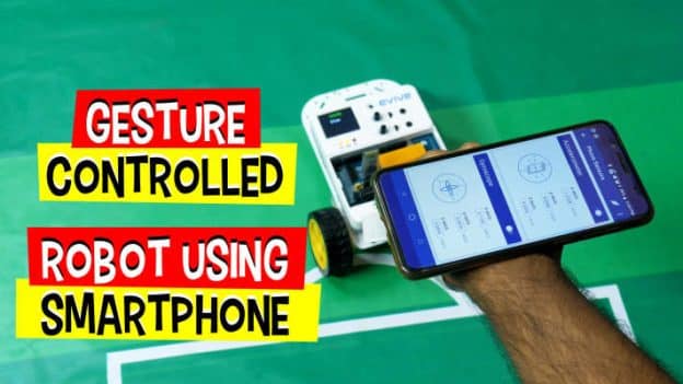 DIY Gesture Controlled Robot Using Smartphone - STEMpedia Projects