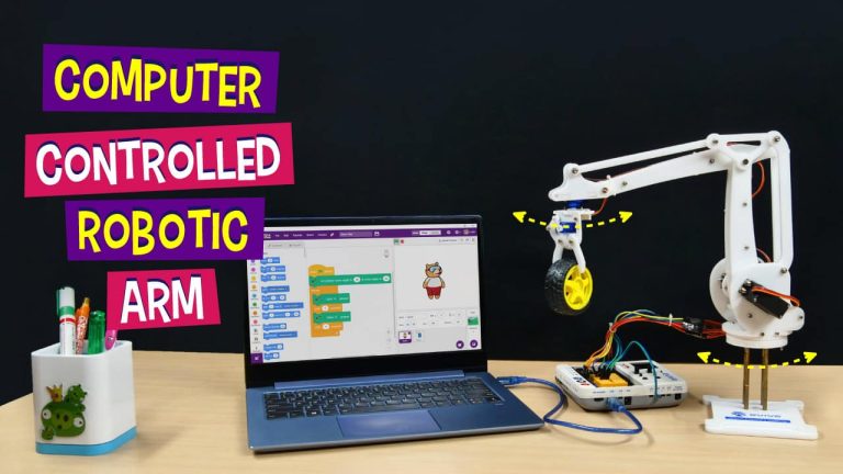 Learn how to make a Computer-Controlled Robotic Arm and pick and place ...