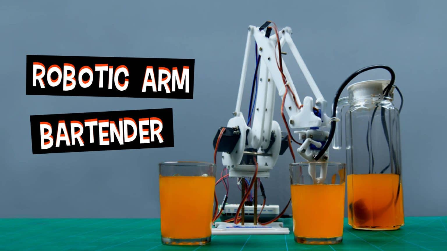 How to Make a Robotic Arm Bartender Using Arduino