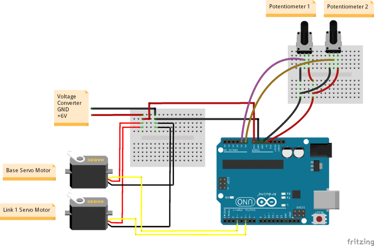 How to make a Robotic Arm with Two Servo Motors - STEMpedia