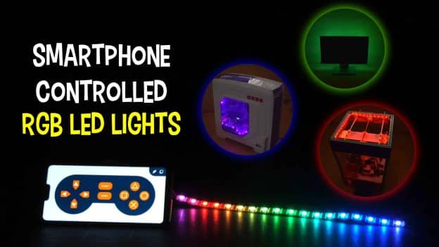 How to Make Your Smartphone Controlled RGB LED Lights using Arduino
