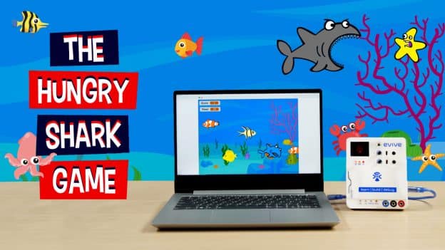 Make your own hungry shark game based on scratch - Coding Game
