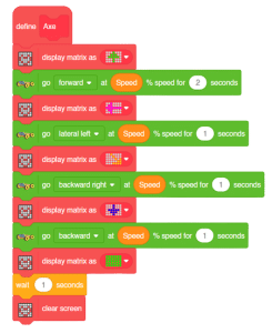 Different Motions (Square and Axe) - Example Project