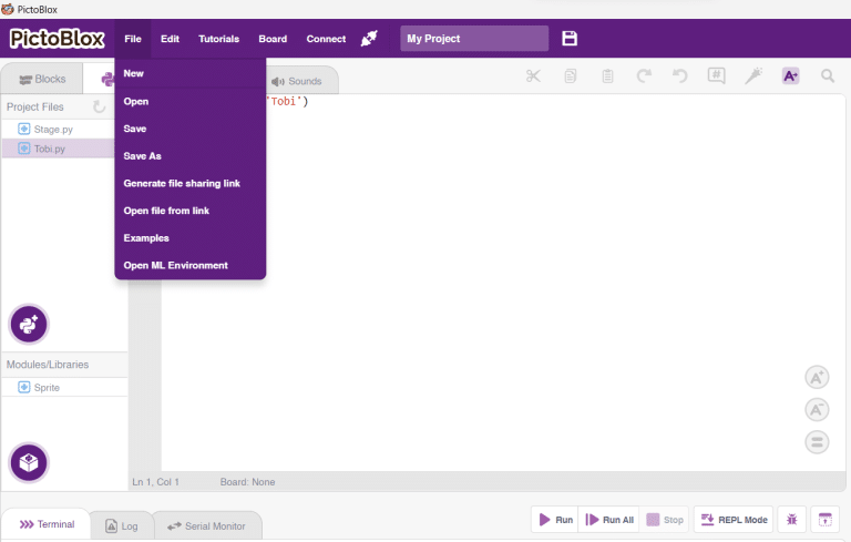 Python Based Gesture Controlled Gripper Mecanum - Example Project
