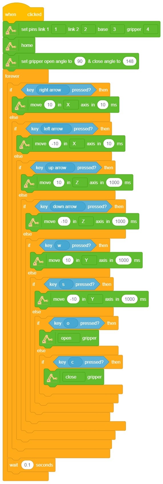 key () pressed? - PictoBlox Block | Sensing