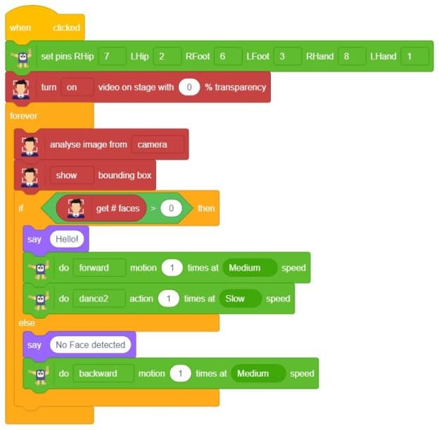 Face Detection With Humanoid Robots Example Project