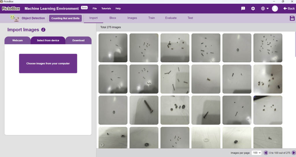 Object Counting Bot In Block Coding Using Object Detection