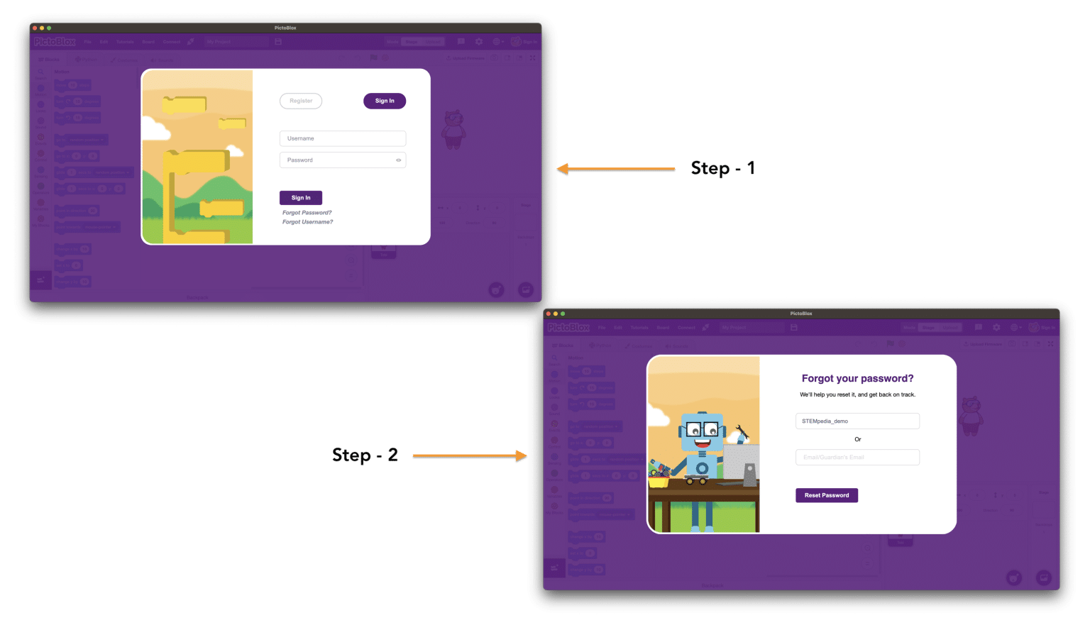 PictoBlox Account Troubleshooting - STEMpedia Education