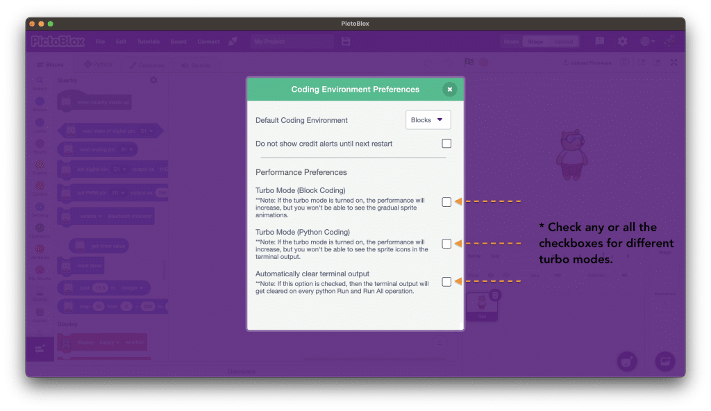 PictoBlox Block Coding Troubleshooting - STEMpedia Education