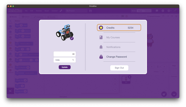 PictoBlox Credits Troubleshooting - STEMpedia Education