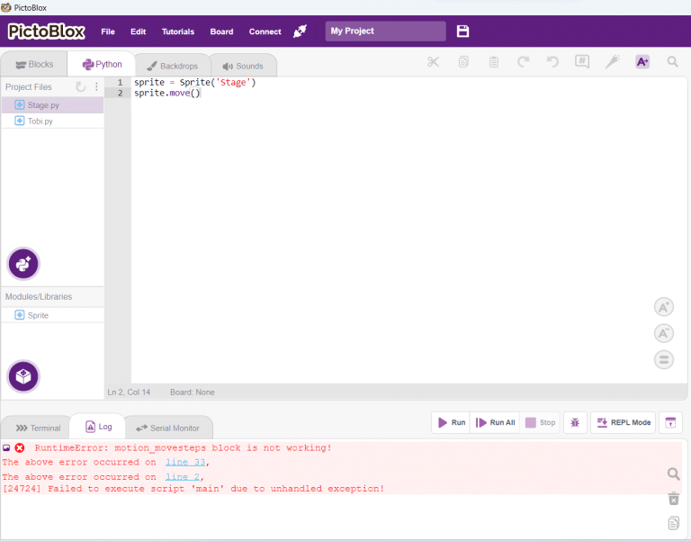 Pictoblox Python Troubleshooting Stempedia Education