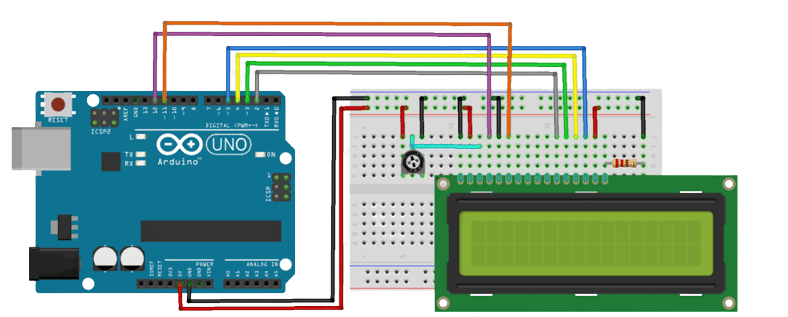 LCD (Liquid Crystal Display) Introduction - Example Project