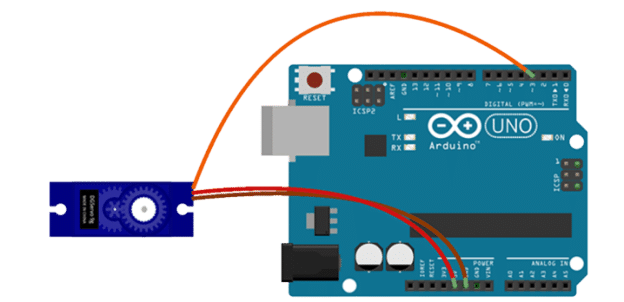 Basic servo movement - Example Project