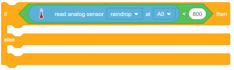 Introduction to Raindrop Sensor - Example Project