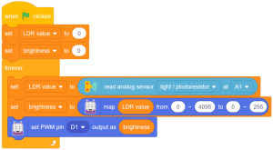 Fun with LDR Sensor and Quarky - Example Project