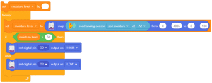 Interfacing Soil Moisture Sensor With Quarky - Example Project