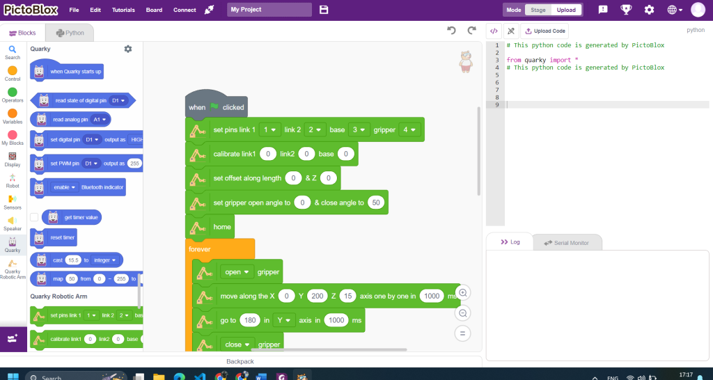 Autonomous Robotic Arm - STEMpedia Education